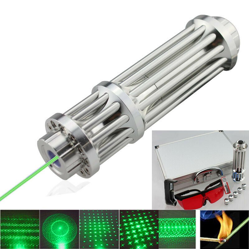 High Power Military Green Laser Pointer Gatlin 532NM 10000M Burning ...