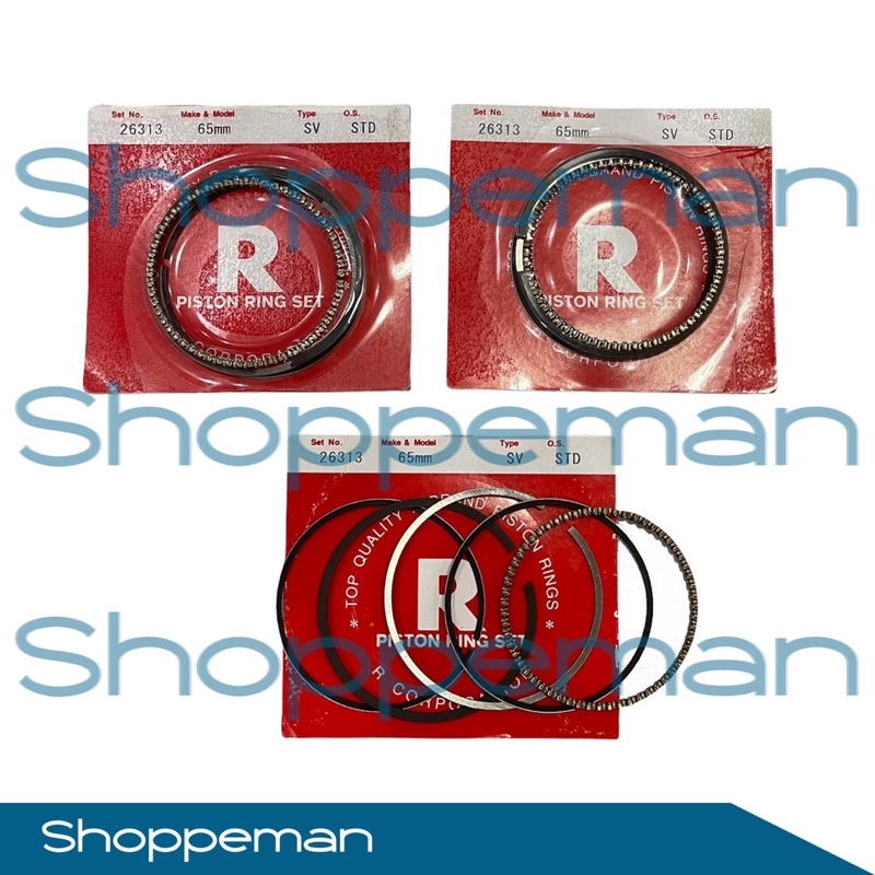 SUZUKI F6A SCRUM PISTON RING 65mm THIN 0.25 0.50 STD (26555) | Shopee Philippines