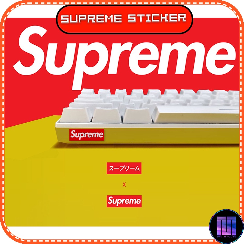 SUPREME STICKER - 6pcs (3pcs ORIGINAL and 3pcs JAPANESE) | Shopee ...