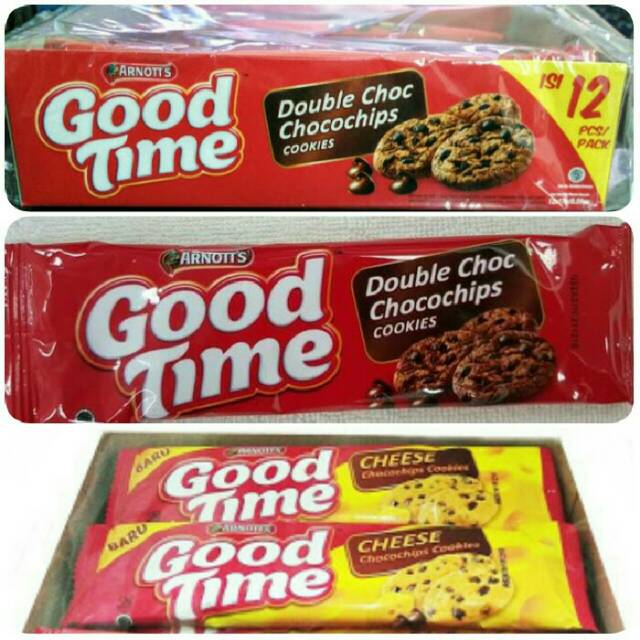Good Time Double Chocochips | Snack | Snack | 1 Box Contents 12 Pcs ...