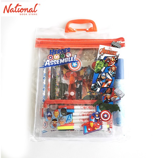Marvel Avengers Stationery Art Set In Pvc Envelope Medium Red | Shopee ...