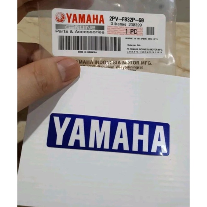 Sticker YAMAHA Blue JUPITER MX KING Original Original Original YAMAHA ...