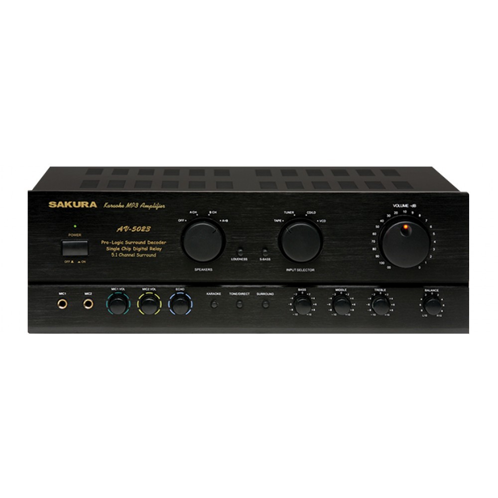 SAKURA AV-5023 Karaoke/Surround Amplifier | Shopee Philippines