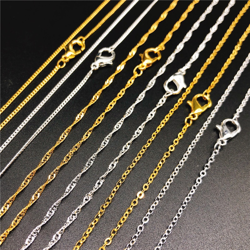 1pcs Necklace Disc Clavicle Chain Simple Bare Chain Ladies Jewelry ...