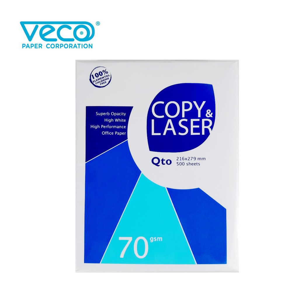 Veco Copy & Laser 70gsm Short 8.5x11in Copy Paper | Shopee Philippines
