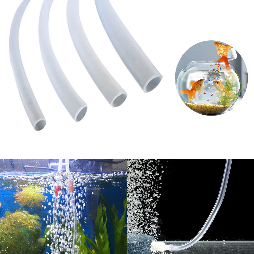 1M Aquarium Oxygen Pump Soft Silicone Hose Oxygen Pump 6/8/10 / 12mm ...