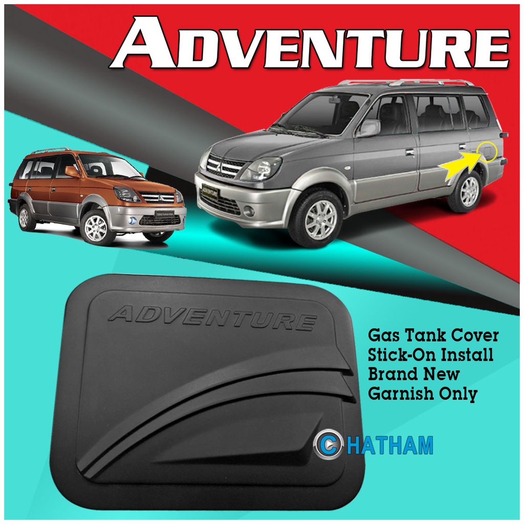 (Black) Gas Tank Cover for Mitsubishi Adventure ( All Models ) | Shopee ...