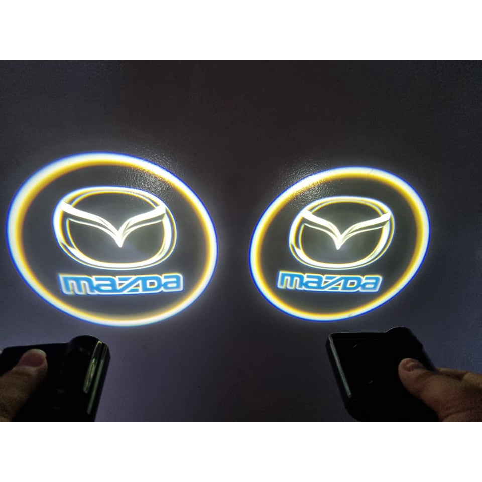 Car Door 3D LED Laser Welcome Logo Projector Light (MAZDA) | Shopee ...