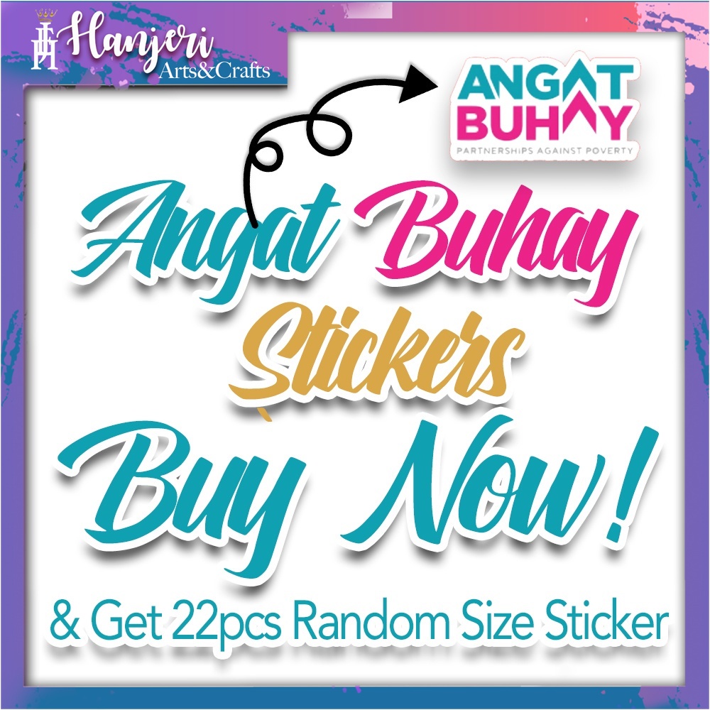 Angat Buhay - 22pcs Leni Robredo Laminated waterproof Vinyl Stickers ...
