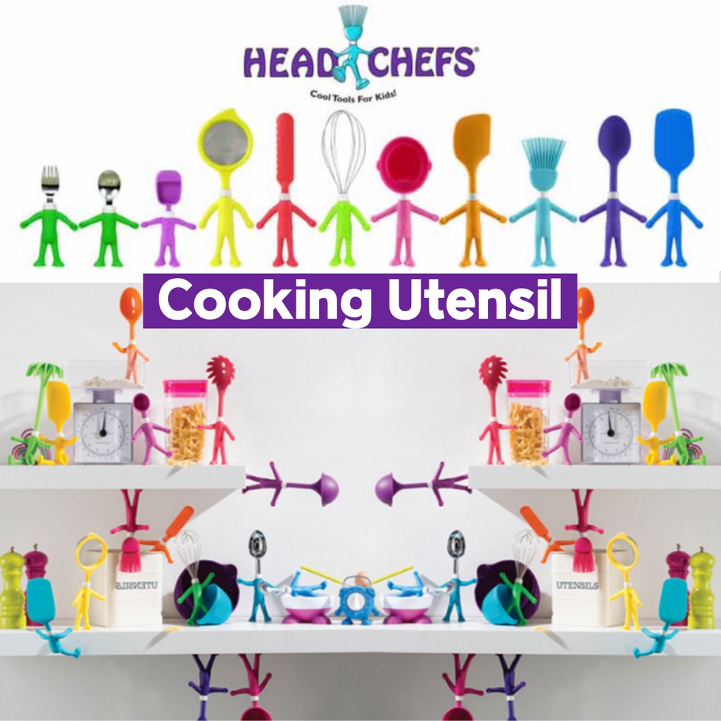 HEADCHEFS Silicone Kitchenware Kitchen Utensils Cooking Utensils Set ...
