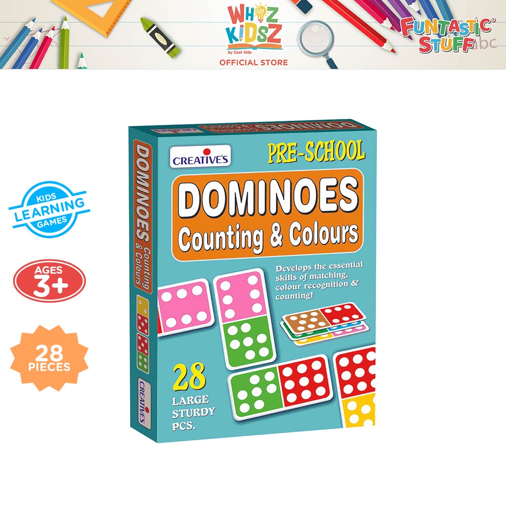 Whiz Kidsz Dominoes-Counting, Colours Learning Game, Educational ...