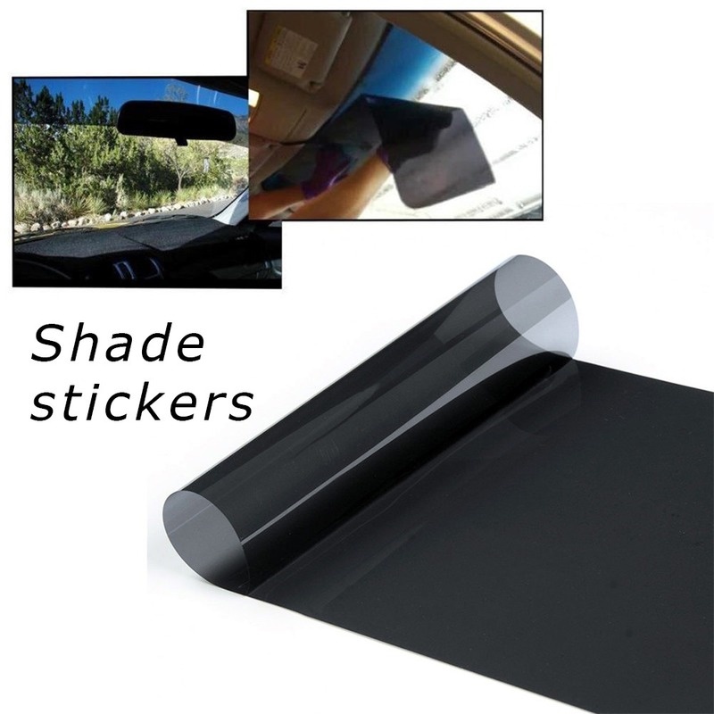 2Pcs 42*36cm Car Window Sunshade PVC Protection Electrostatic Sticker ...