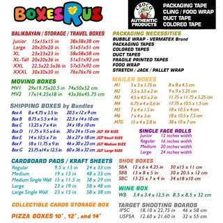 Extra Large Balikbayan Box 23x23x23 inches Single Wall by Boxes R Us ...