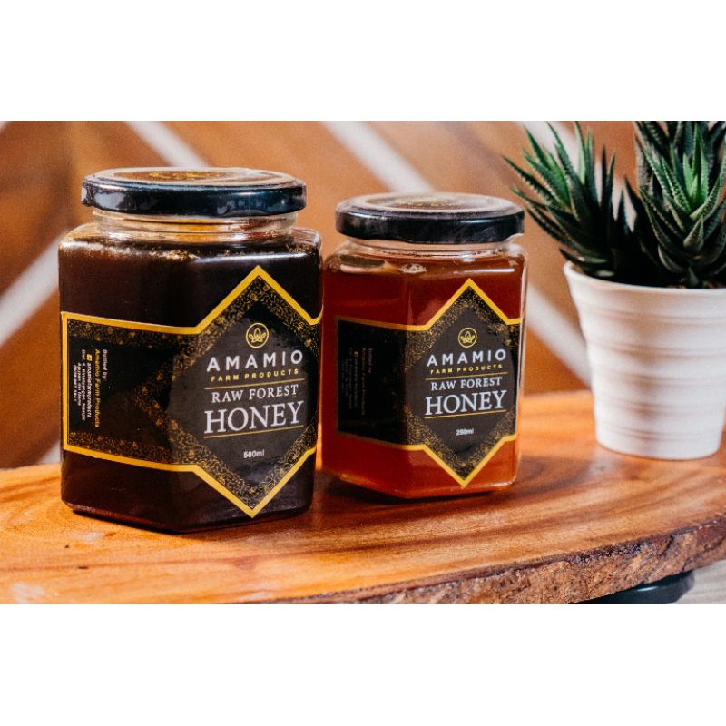 AMAMIO RAW FOREST HONEY 250ML, 500ml, 1 liter | Shopee Philippines