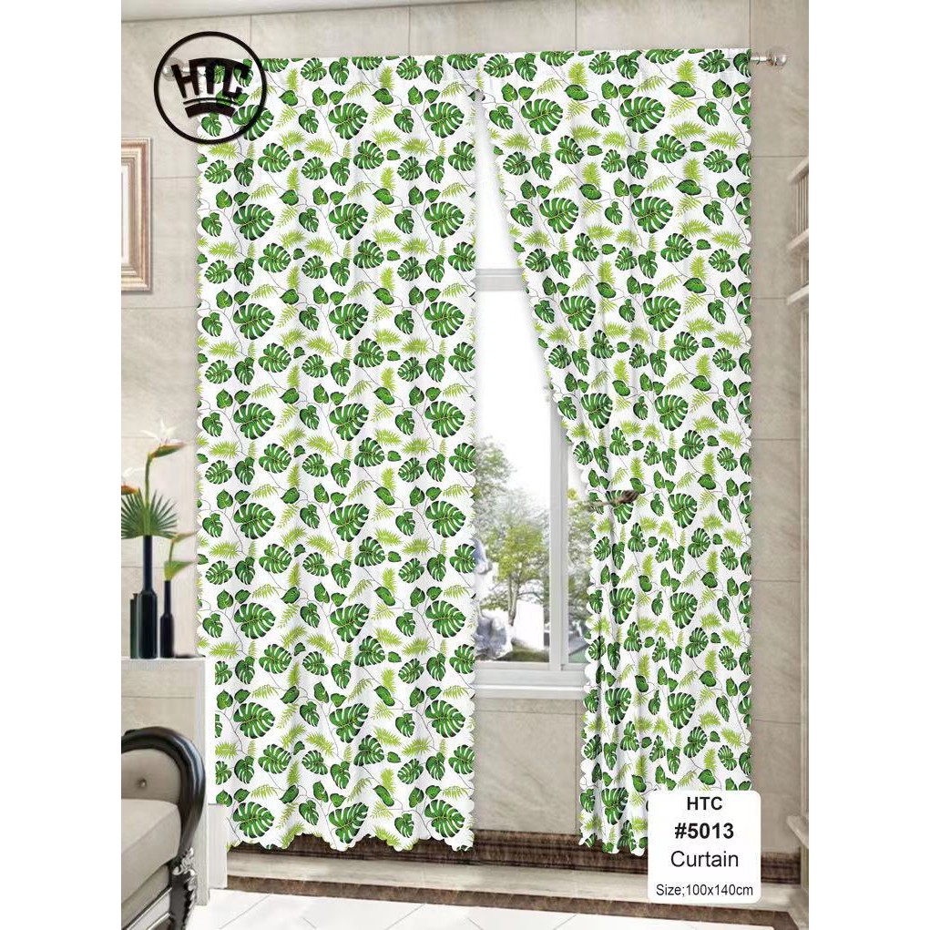 enxy 5D Flower curtain for window or door home decoration 1pc (Size ...