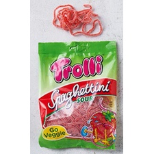 Trolli Jelly Sweet Gummy Dino Rex / Sour glow worms, Neon Squiggles ...