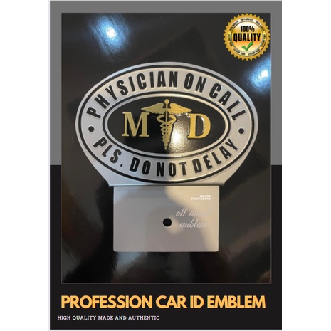 Doctor Physician Car Plate Badge Profession Emblem for Car Accessories ...