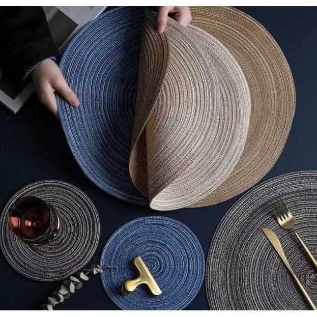 Dinnerware Home Living Placemats Round & Oval Shape Colored Minimalist ...