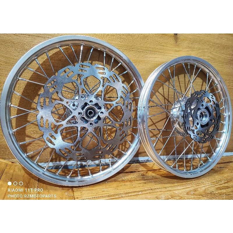 RIMSET RAIDER150 SILVER BIG DISC 1.4 PARES (THAILAND) | Shopee Philippines