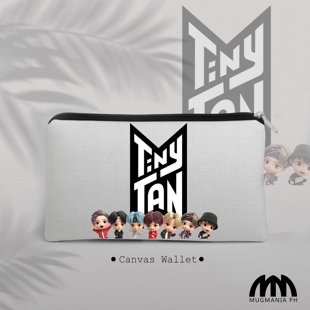 KPOP Canvas Wallet - Mugmania - KPOP Logo Canvas Wallet V1 | Shopee ...