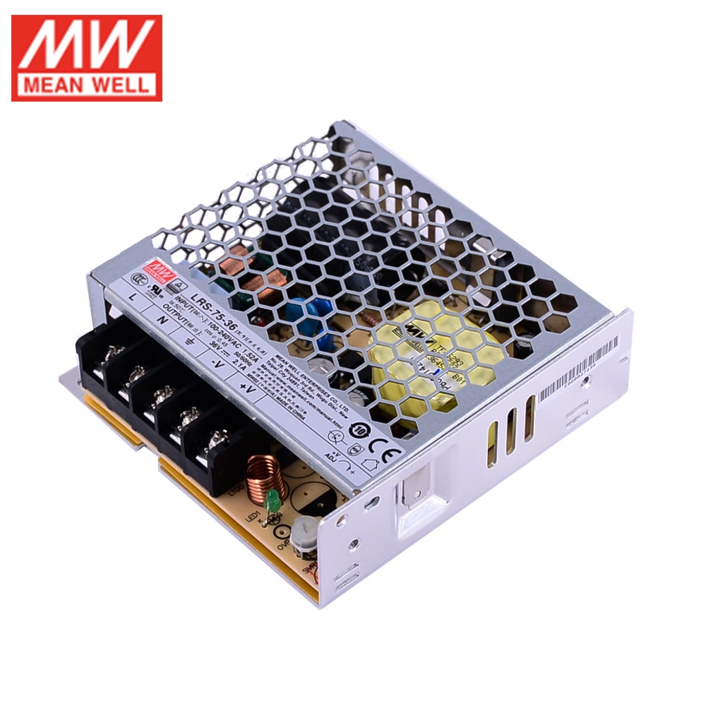 Original MEAN WELL LRS-75-36 Switching Power Supply 110V220V AC To 36V ...