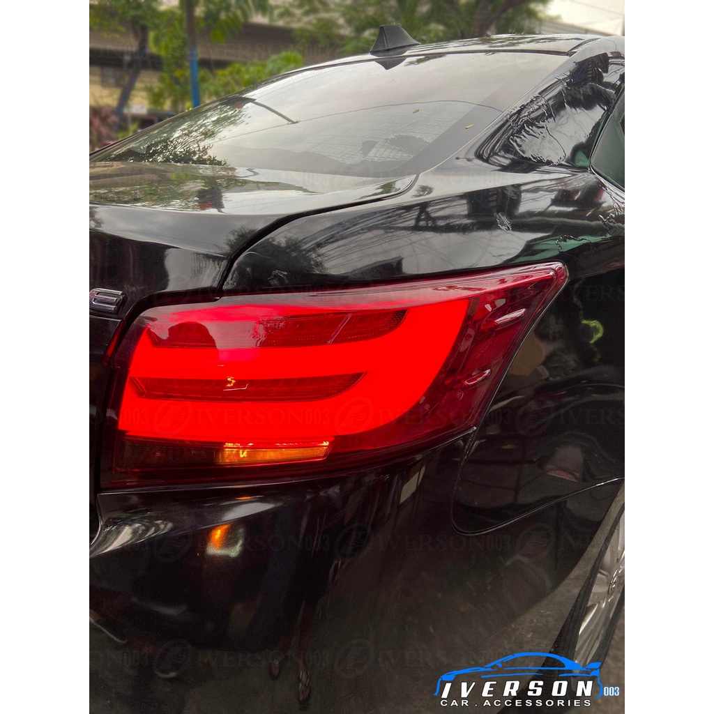 VLAND Red Tail Light Tail Lamp Assembly for Toyota Vios 2014 to 2018 ...