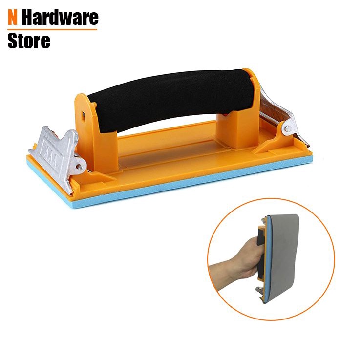 Sandpaper Holder Hand Sander with Sponge Handle | Shopee Philippines