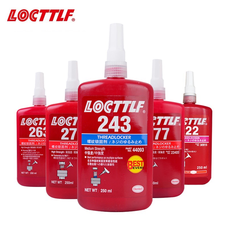 LOCTTLF Thread Locker Glue 50ml 243 263 272 Screw Metal Threadlocker ...