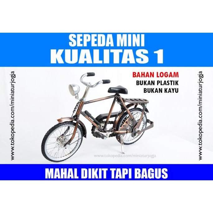 Miniature Mini Onthel Small Bike - Quality 1 Wash Warehouse Code 1253 | Shopee Philippines