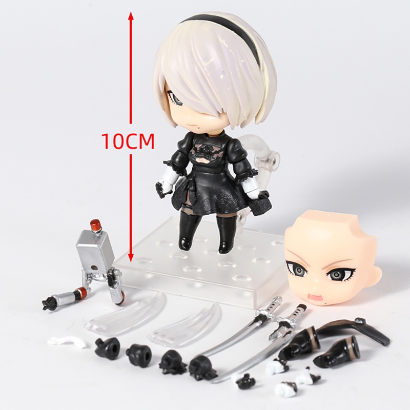 NieR:Automata 2B YoRHa No.2 Type B 1475 Q Version PVC Action Figure No Box | Shopee Philippines