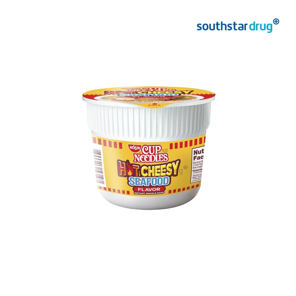 Nissin Cup Noodles Hot Cheesy Seafood 50 g | Shopee Philippines