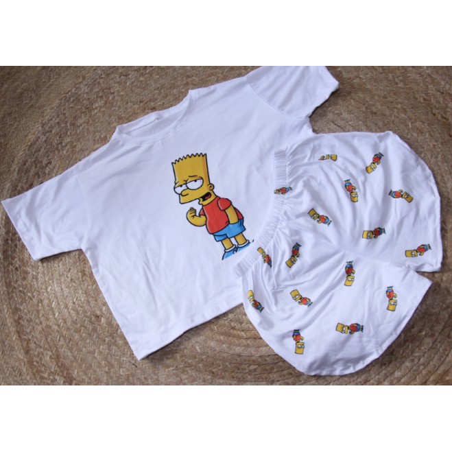 Crop Top Terno Simpsons Kids to Plus Size | Teespiration Clothing ...