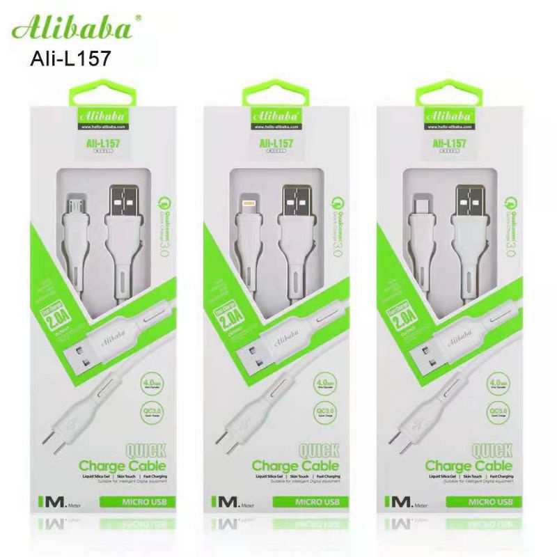 Original Alibaba QC3.0 Data Fast Charging Cable For Android Micro USB ...