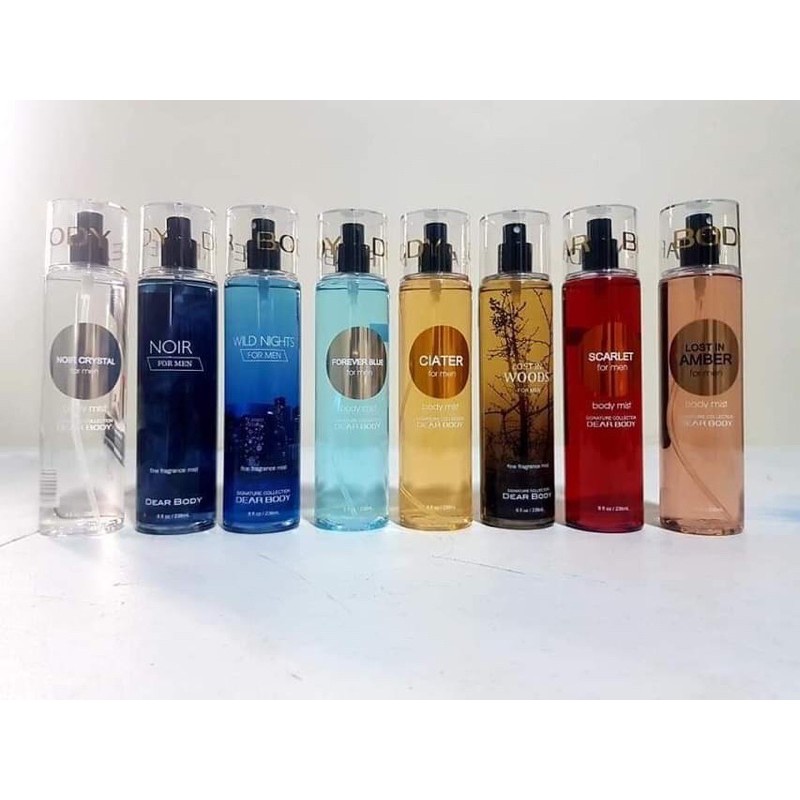Dear Body Fine Fragrance mist Signature Collections (236ml) | Shopee ...