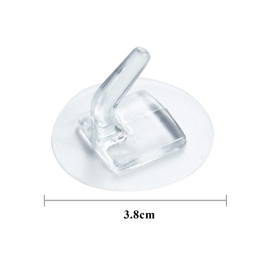 8Pcs Adhesive Wall Hook, Seamless Plastic Strong Solid Hooks Anti-Skid ...