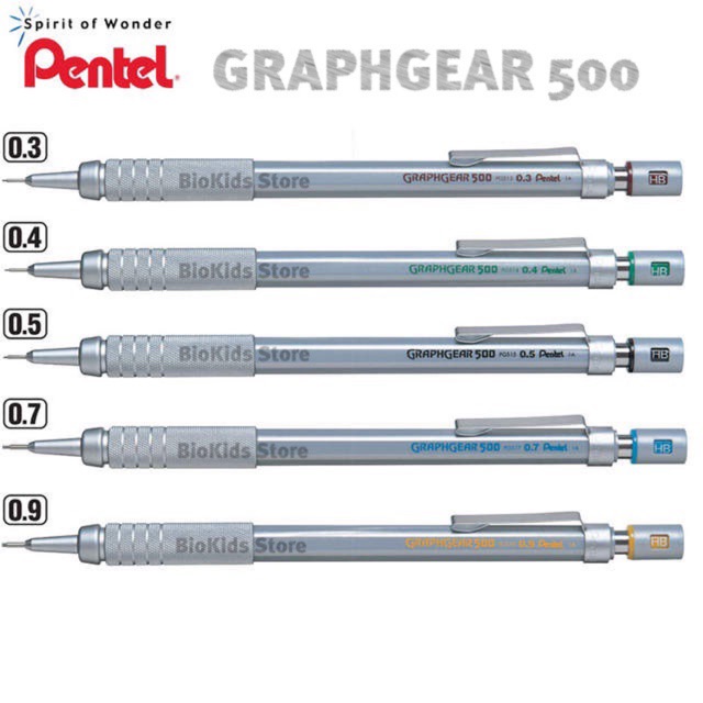 Pentel graphgear 500 I Mechanical Pencil | Shopee Philippines