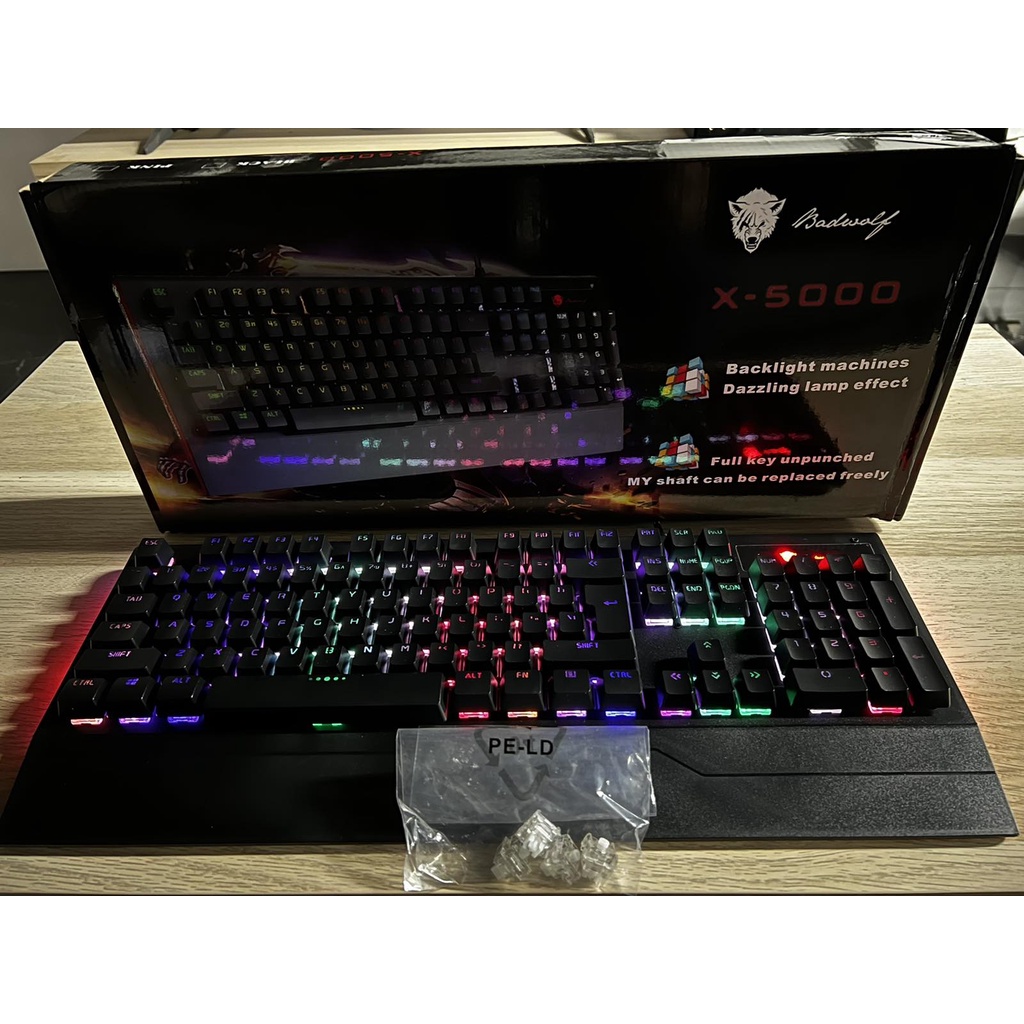 Badwolf X-5000 Semi-Mech Gaming Keyboard | Shopee Philippines