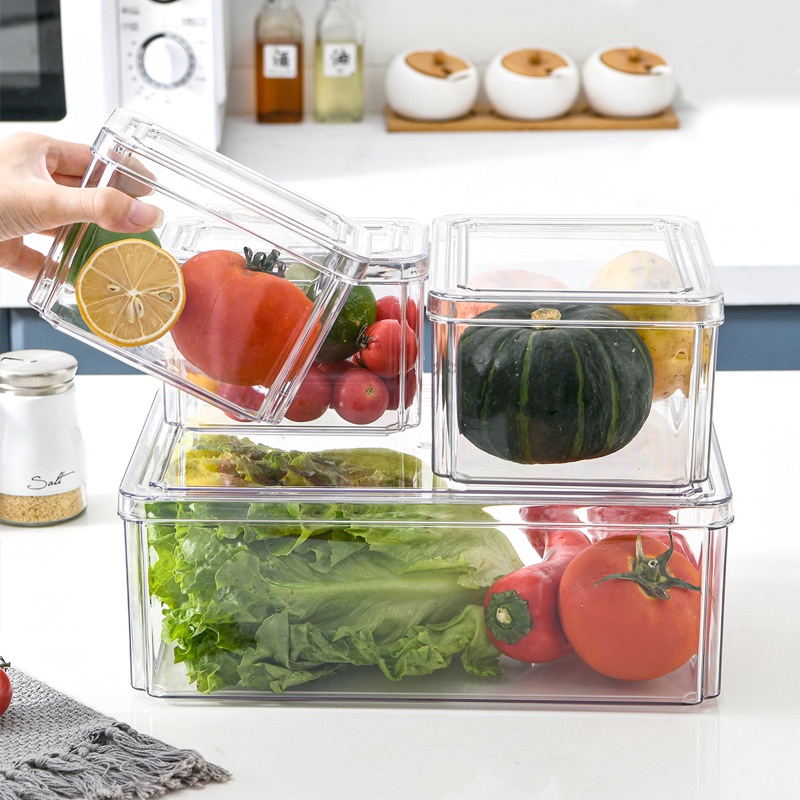 Kahon ng preservation ng pagkain transparent plastic storage box ...