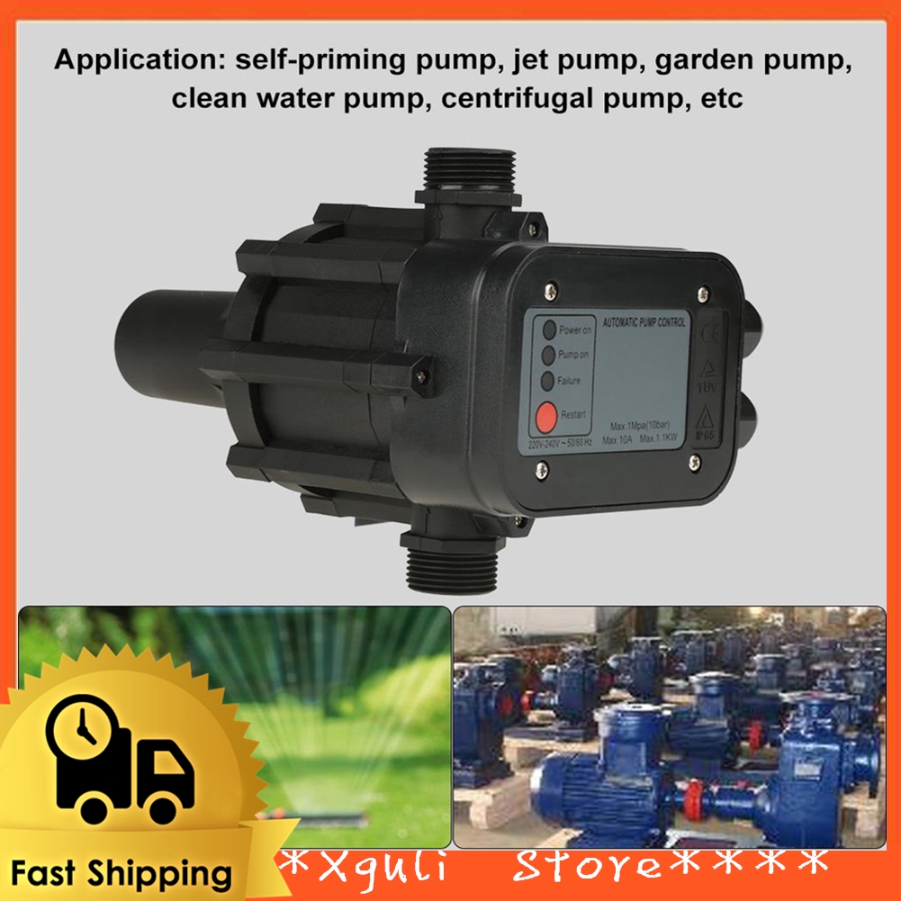 [Ready Stock] 220V Black Self-priming Water Pump Pressure Switch ...