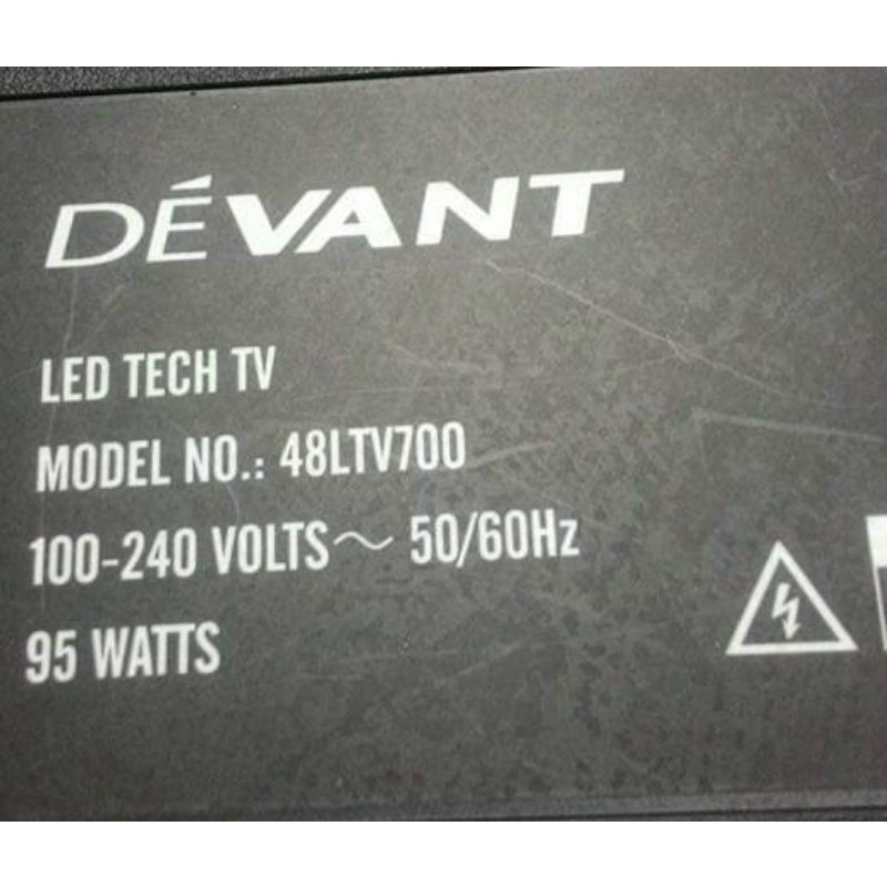 Backlight Set 48inch Devant 48Ltv700 Edge Type Single 6fbulb 6v ...