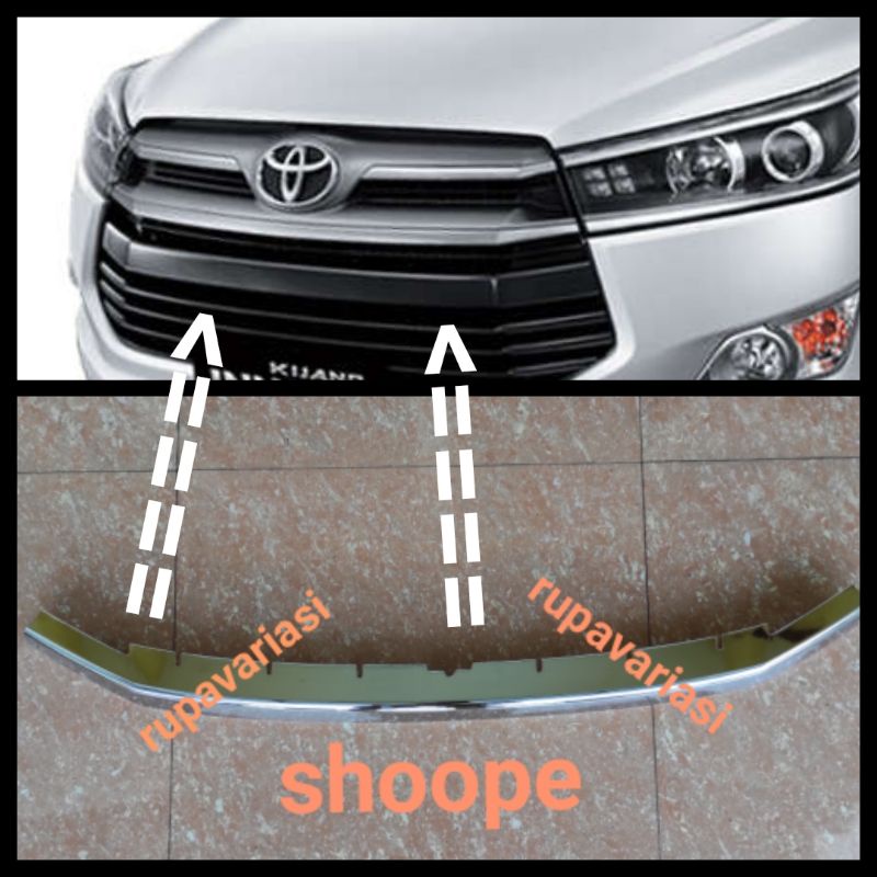 LIS LIST GRILL GRILLE RADIATOR FRONT BUMPER TOYOTA INOVA INNOVA REBORN ...