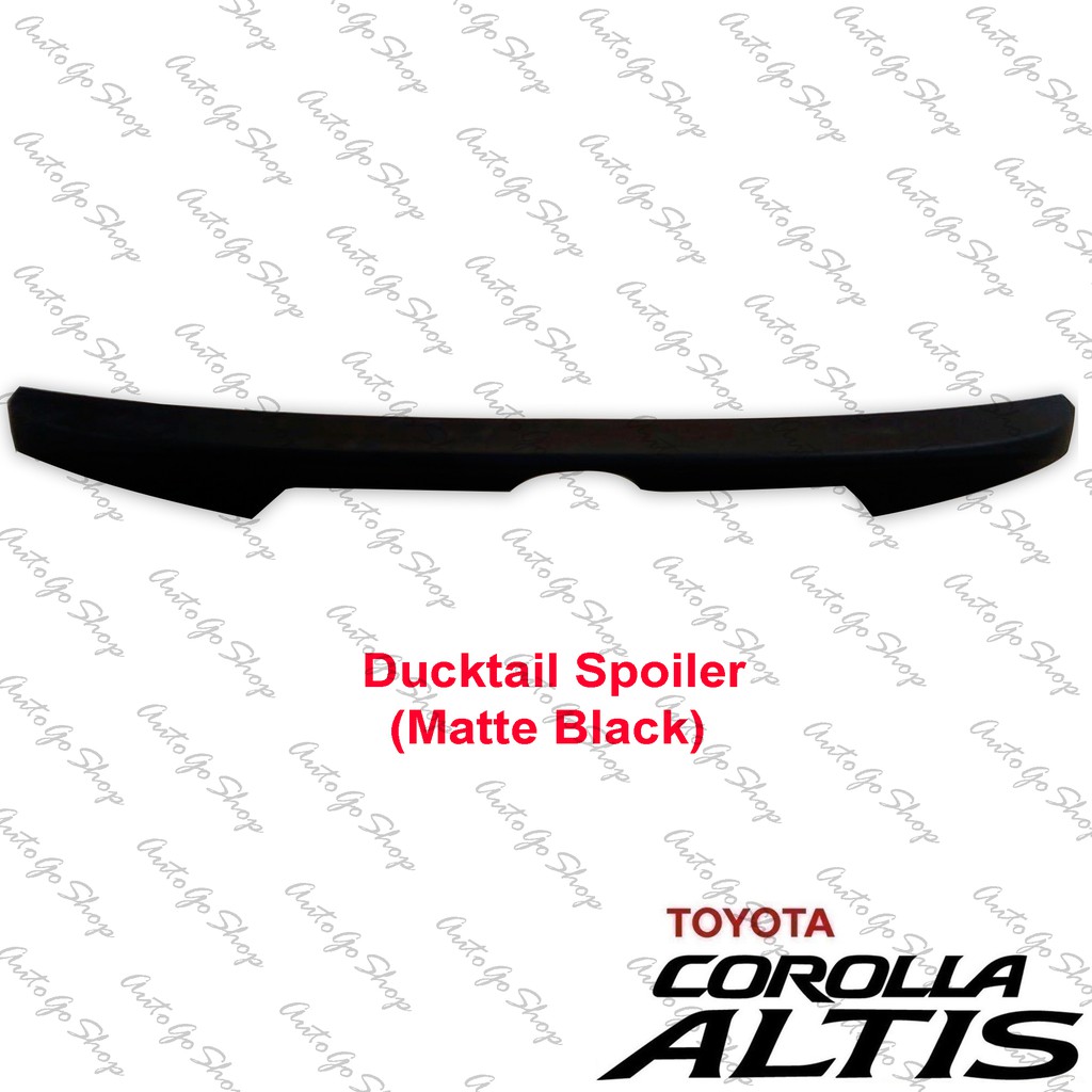 Toyota Corolla Altis 2019-2020 Ducktail Spoiler (Matte Black) | Shopee ...