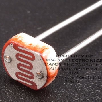 1pc. Pack LDR 7mm Light Dependent Resistor Photoresistor 7 mm Light ...