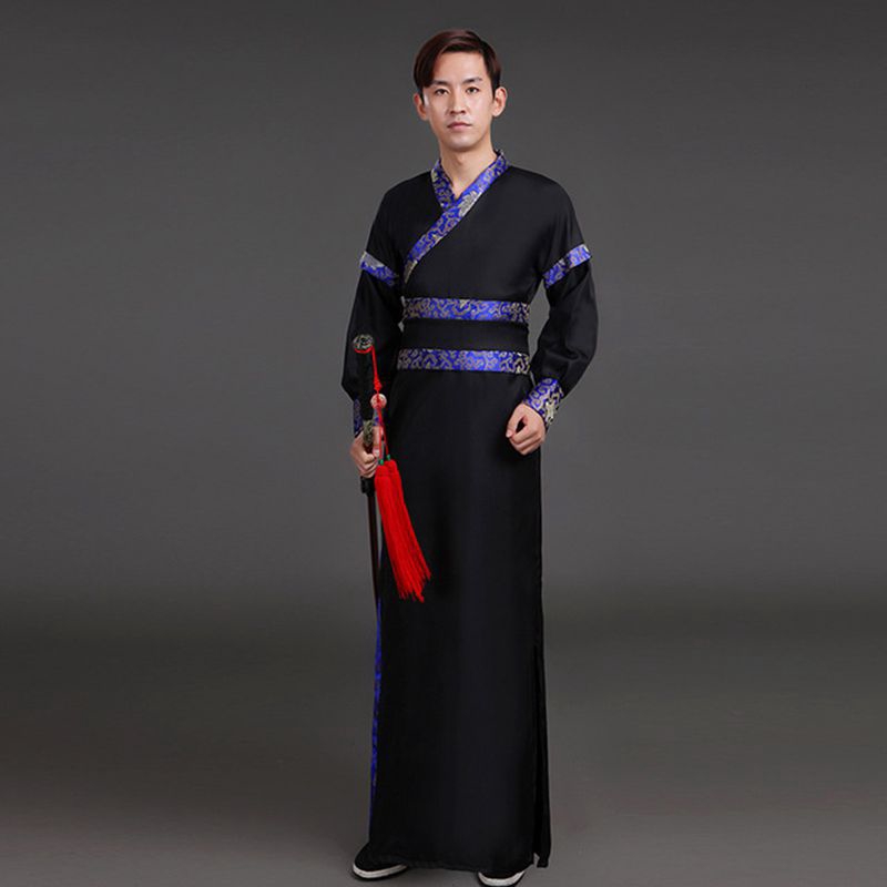 Chinese Ancient Man Cosplay Hanfu Graduation Clothes Tang Dynasty Stage ...