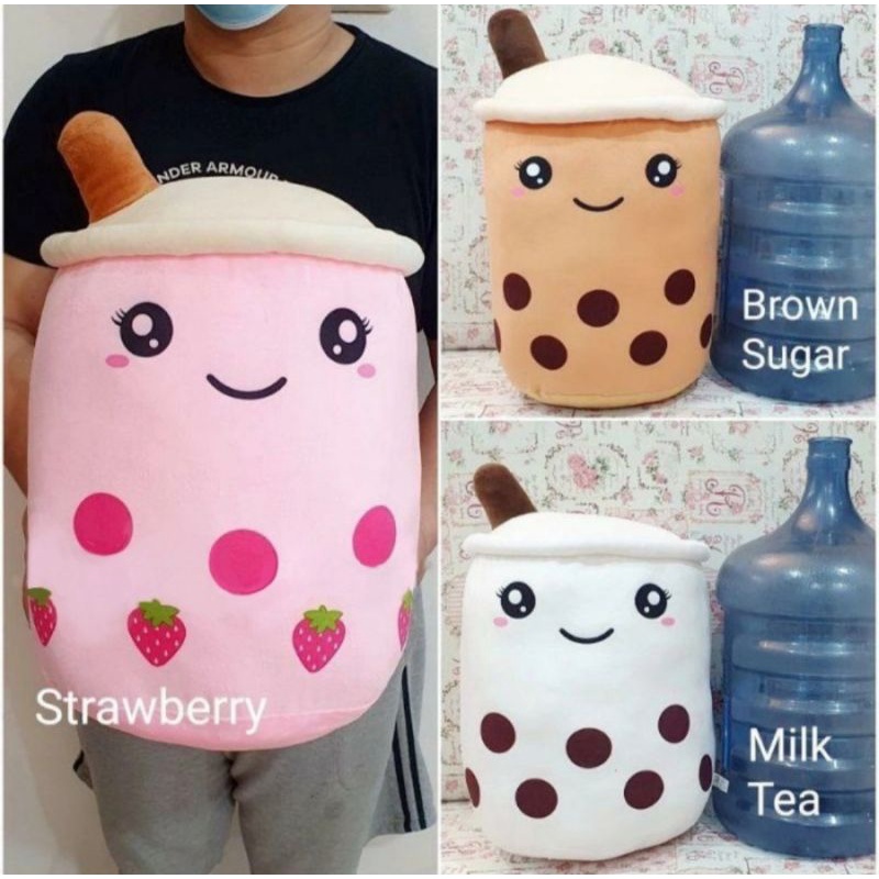 Boba Doll super JUMBO milk tea brown sugar Size As Big As A Gallon ...