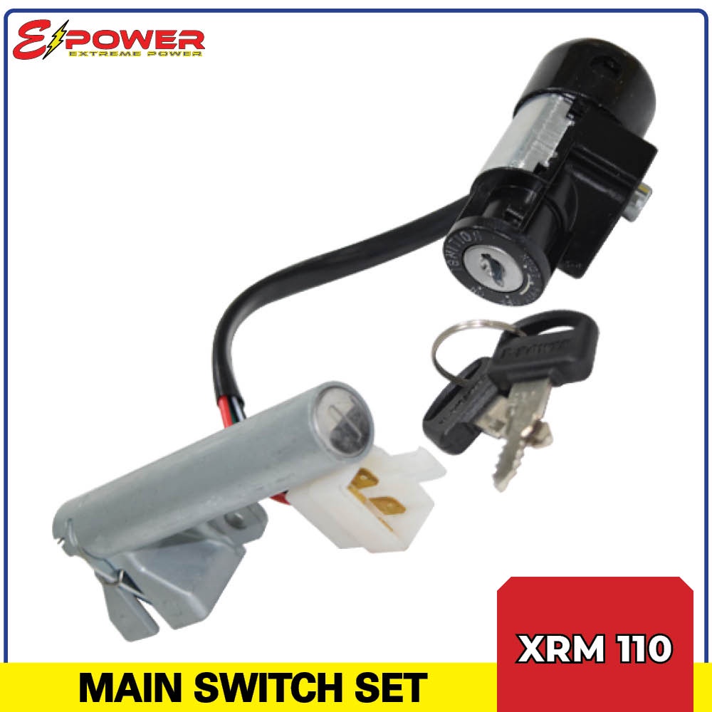 Honda XRM 110 E-Power Ignition Switch / Main Switch & Key Set | Shopee ...