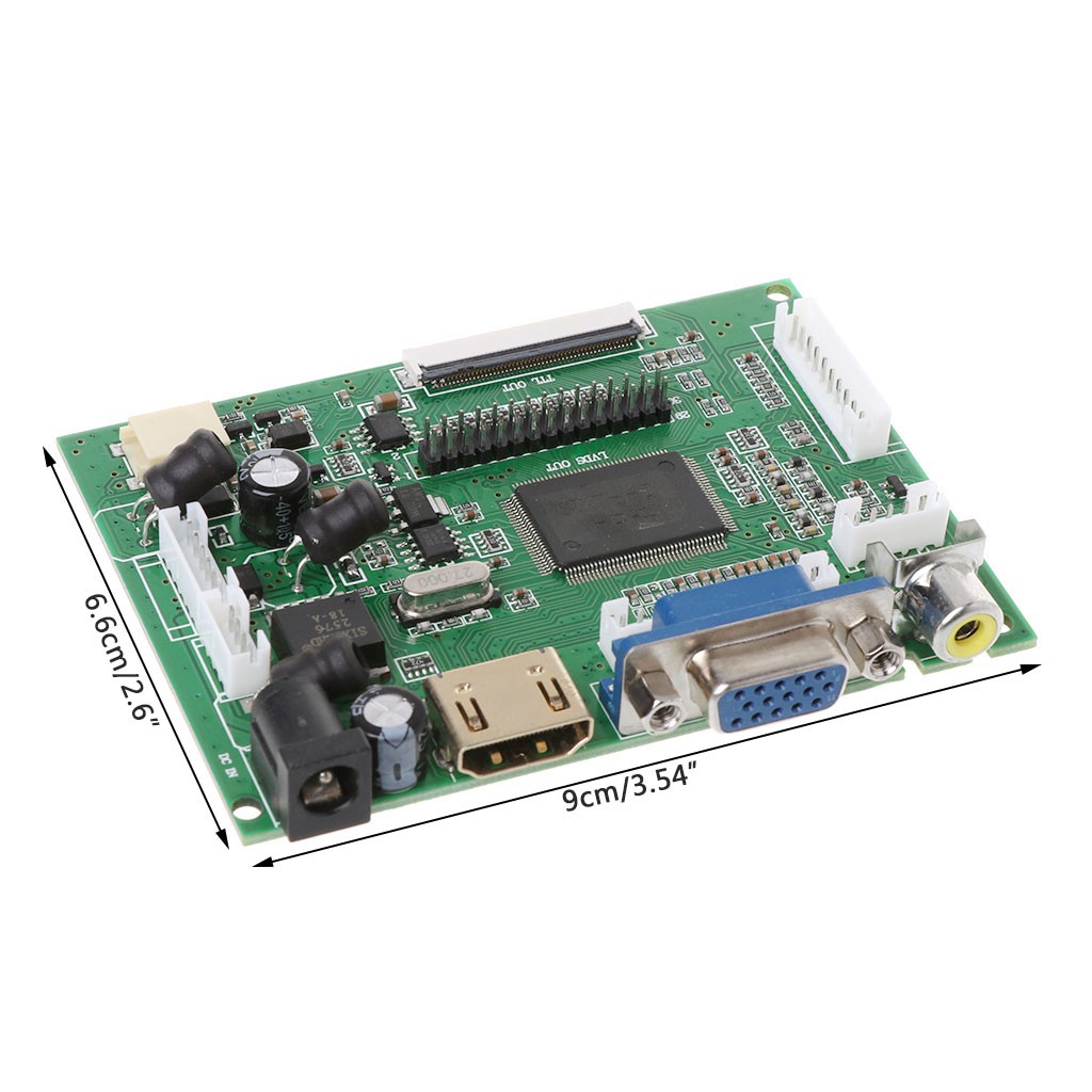 koolAT070TN 7inch VGA 50pin LCD Driver Board LCD TTL LVDS Controller ...