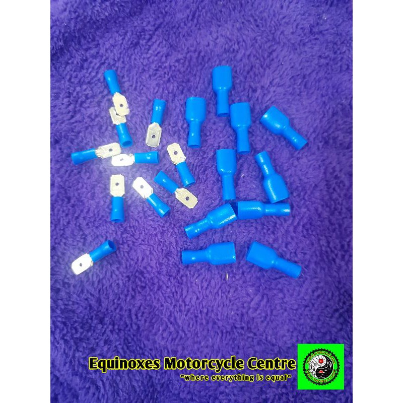 Terminal Connector Flat Blue Male/Female | Shopee Philippines