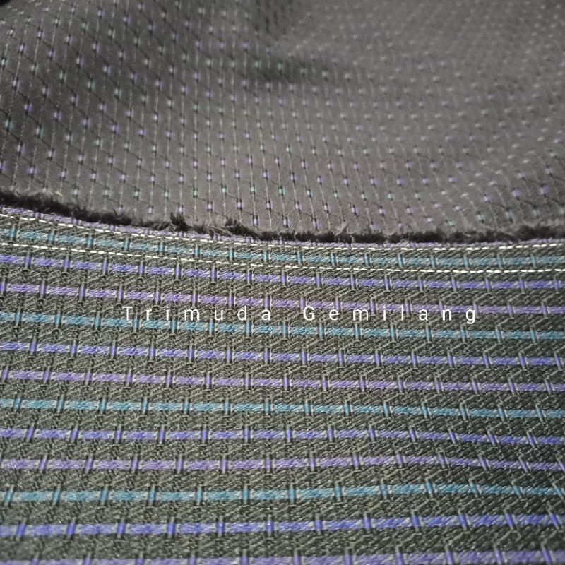 Recaro Car Seat Fabric Material Gray Slightly Rough Striped Texture ...