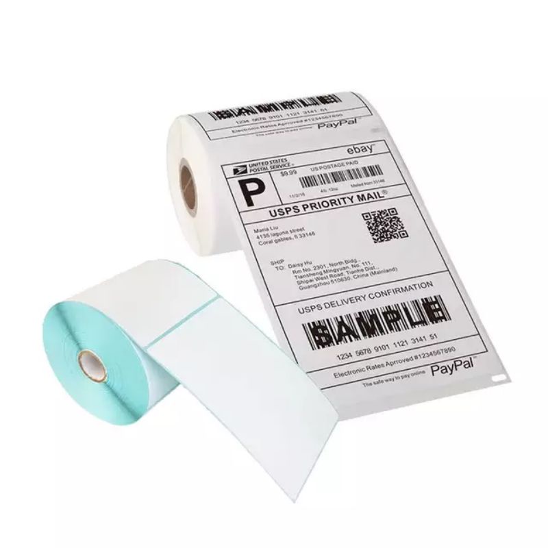 Waybill Sticker A6 / Thermal Sticker 100x150mm (500pcs/Roll) | Shopee ...